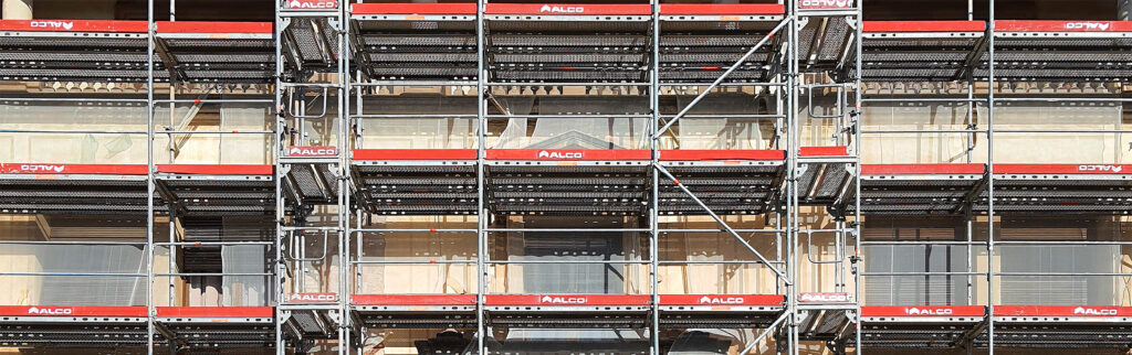 Andamios para fachadas » Alquiler y venta » Grupo ALCO