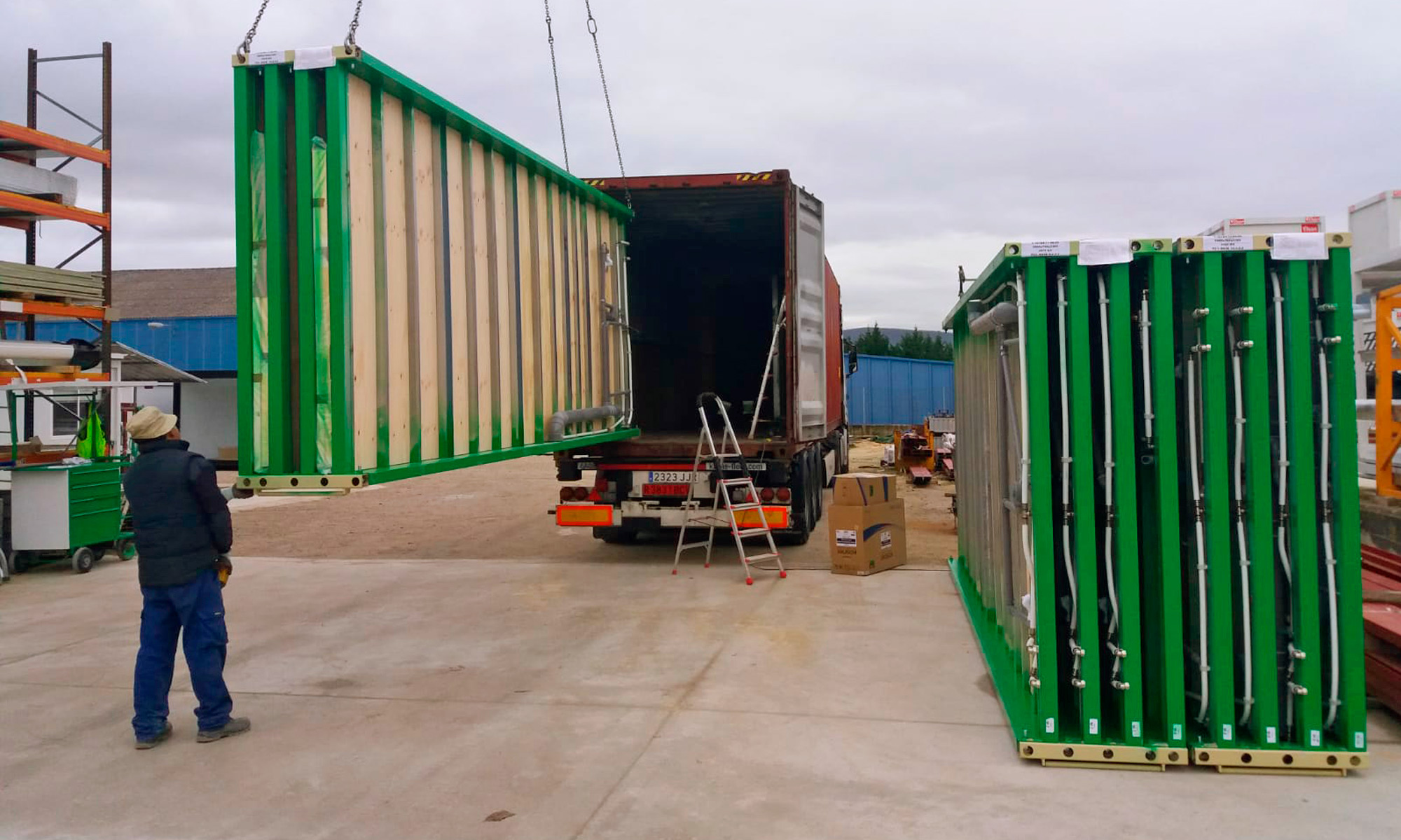 Módulos prefabricados en Kit plegables » Grupo ALCO